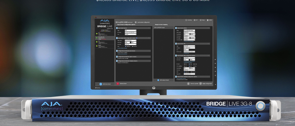 AJA BRIDGE LIVE 3G-8 (new) | Allied Broadcast
